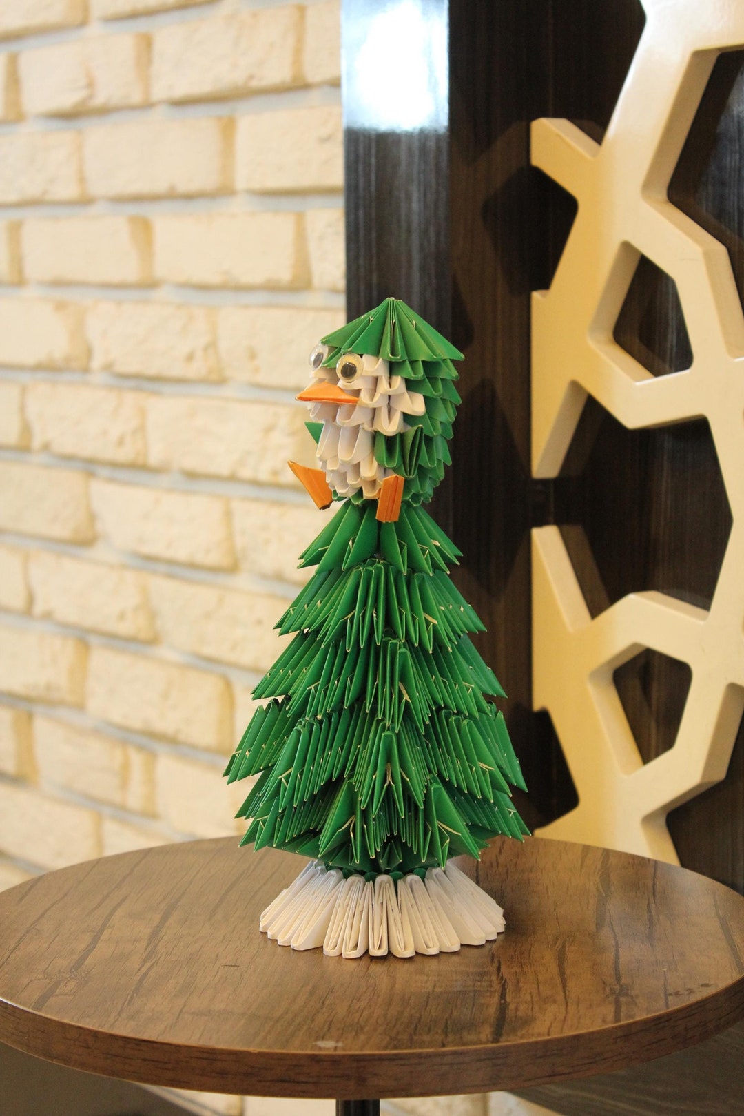 3D Origami Pine Tree - Pine Tree - Green - Etsy