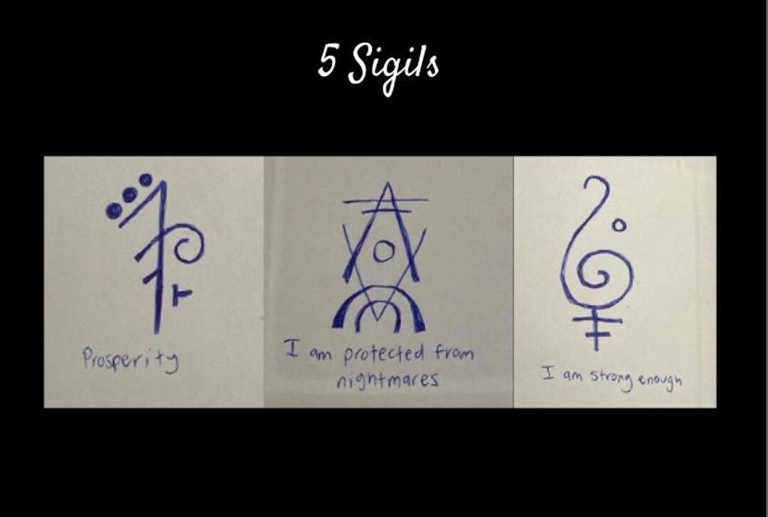 5 Custom Sigils - Etsy