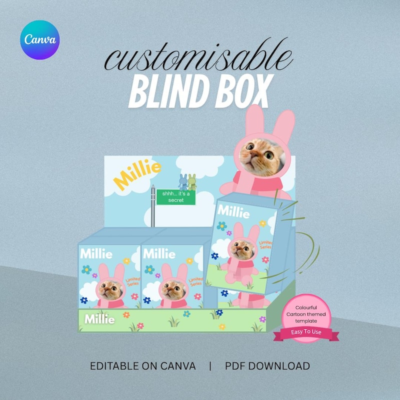 Labubu Printable Blind Box - Etsy