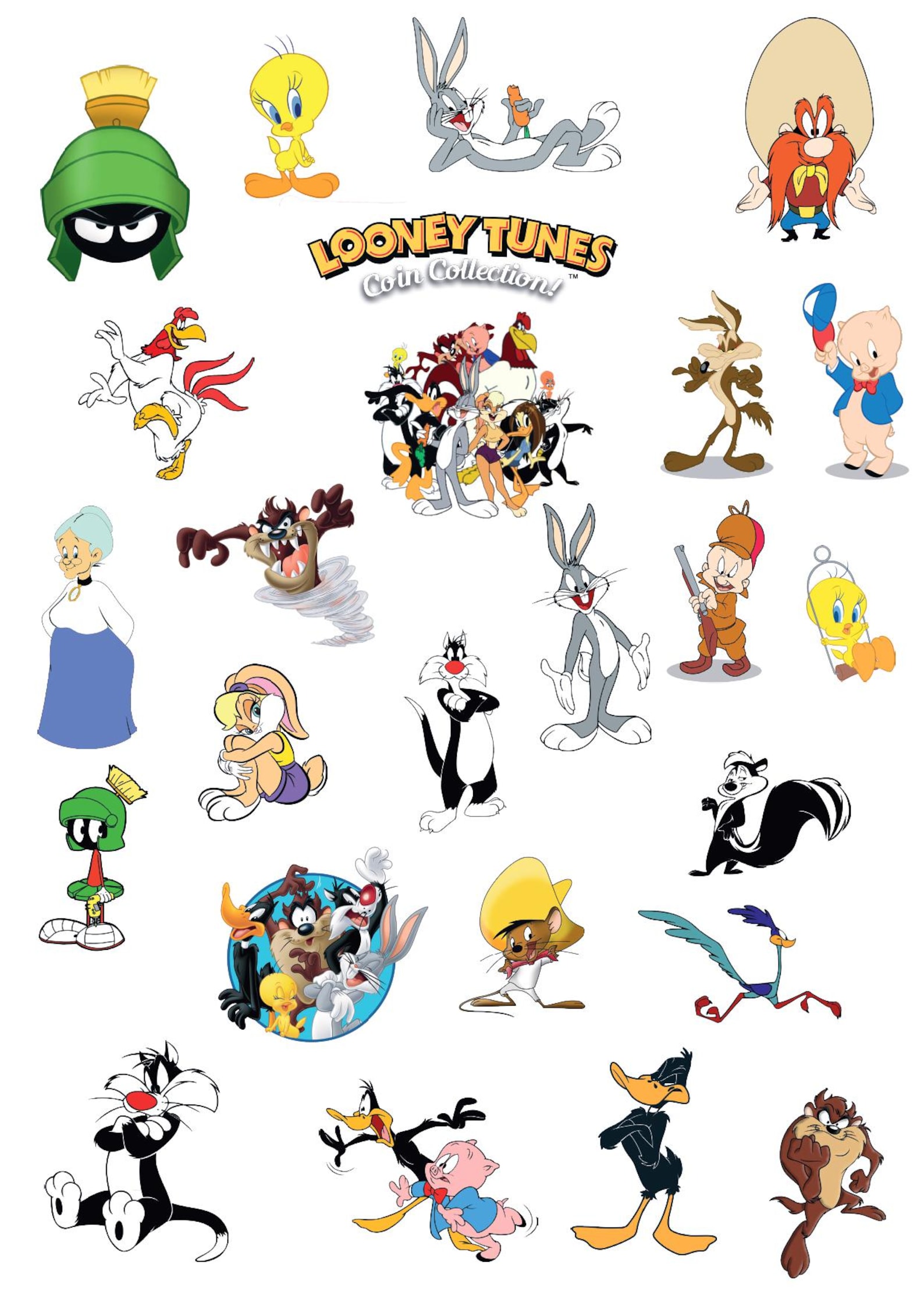25 Pieces Cartoons Png - Etsy