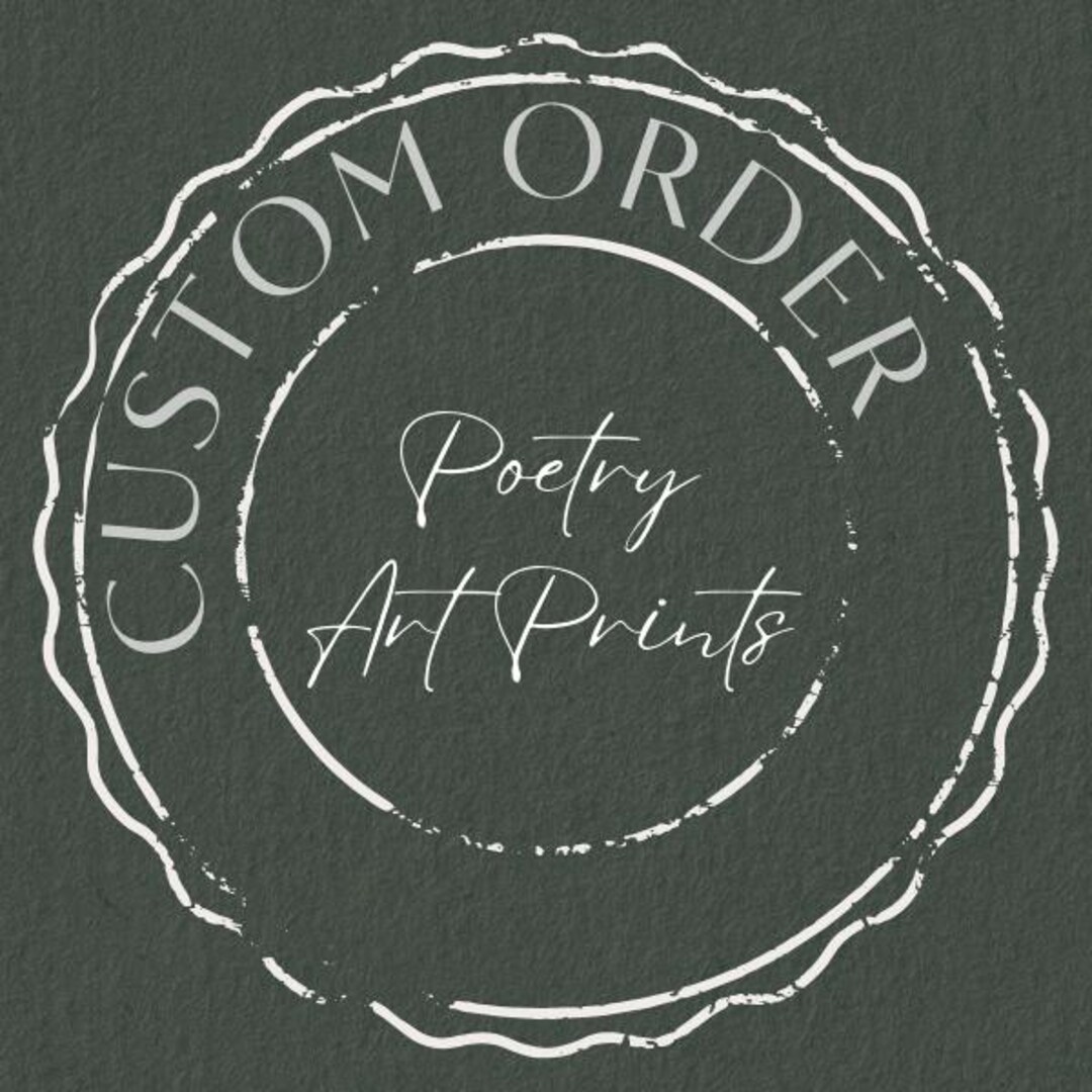 Custom Poem & Design – Personalized Poetry Gift | Unique Words for Any ...