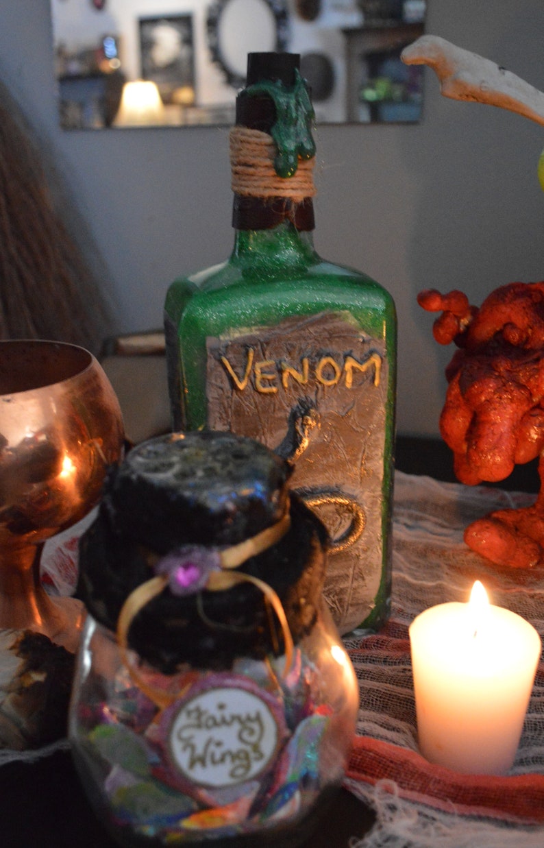 Venom Potion Bottle Halloween Decor - Etsy