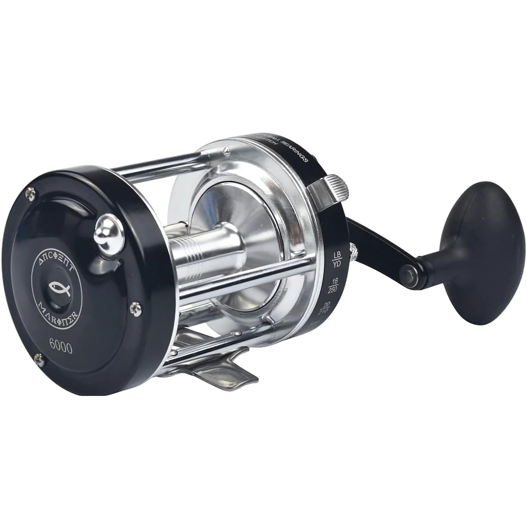 Ancient Mariner 6000 Baitcasting Fishing Reel: Right Hand, Saltwater ...