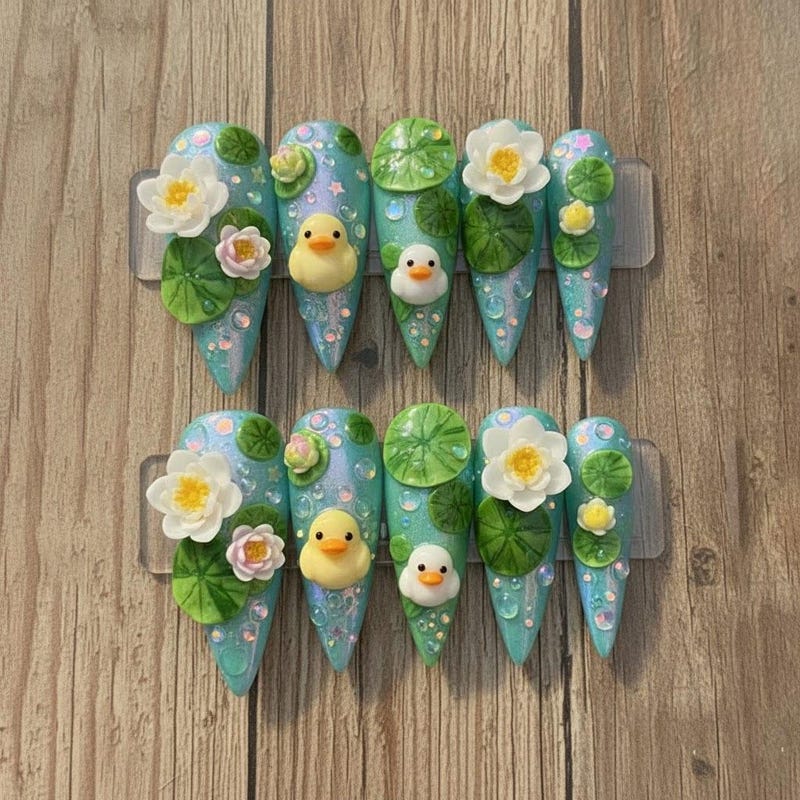 Duck Nails Summer - Etsy