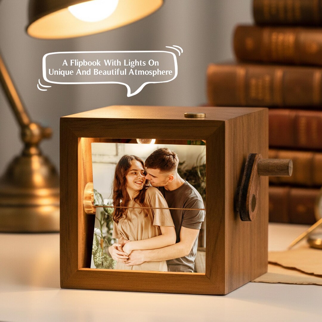 Personalized Photo Flipbook Animation Box, Creative Anniversary Gifts ...