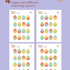 Spring-themed Shape Matching Game Colour Recognition Practice Toddlers ...