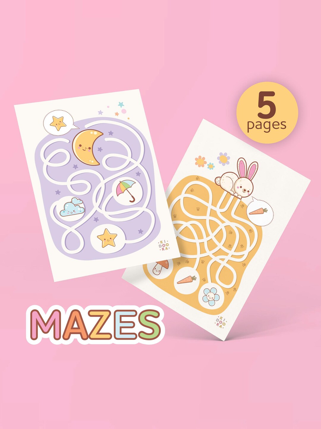 Maze Puzzle for Kids, Maze Game for Preschoolers, Maze Printable ...
