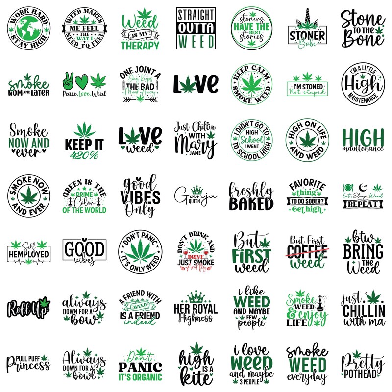Weed Stickers - Etsy