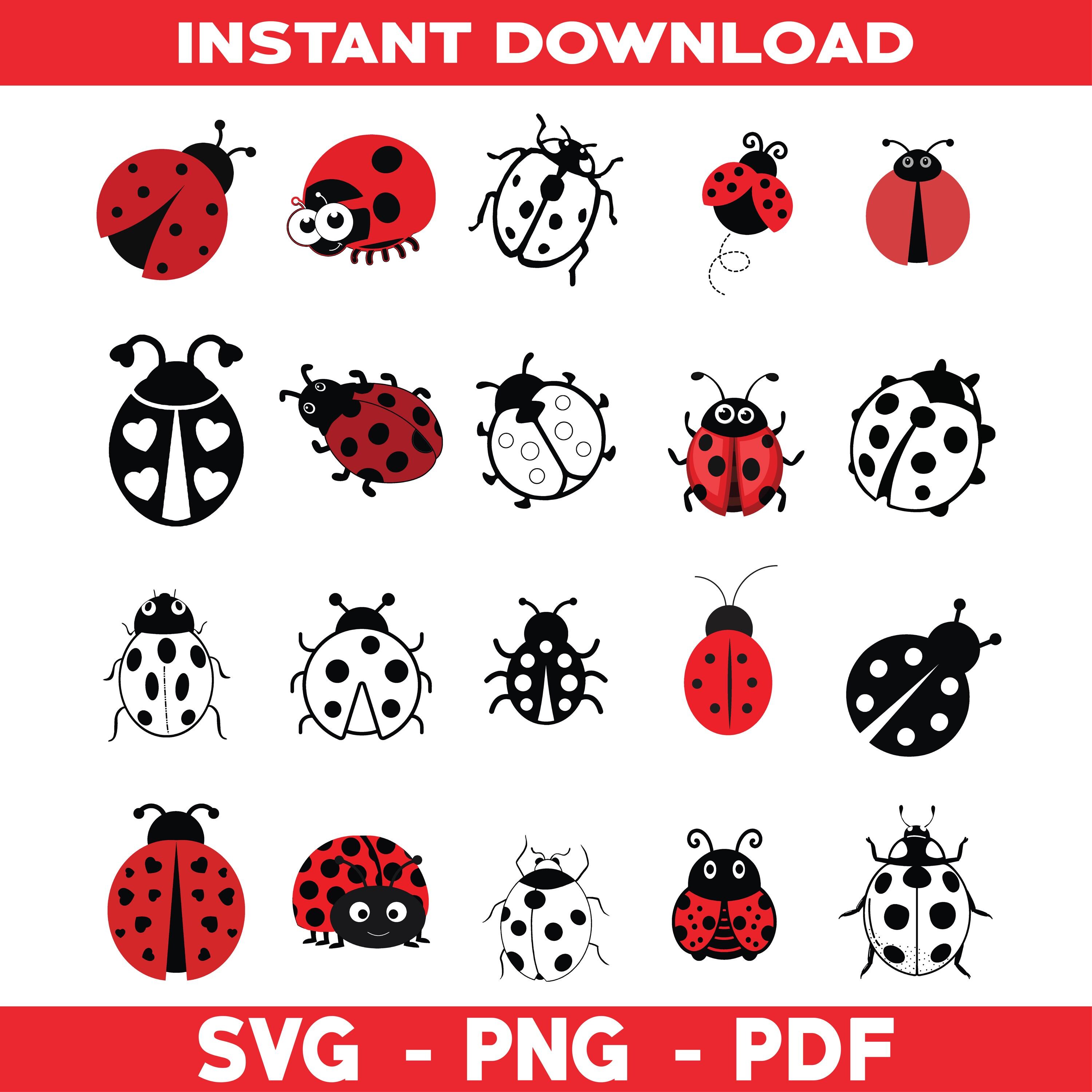 Ladybug Svg, Ladybug Svg Bundle, Ladybug Svg Layered, Ladybug Cricut ...