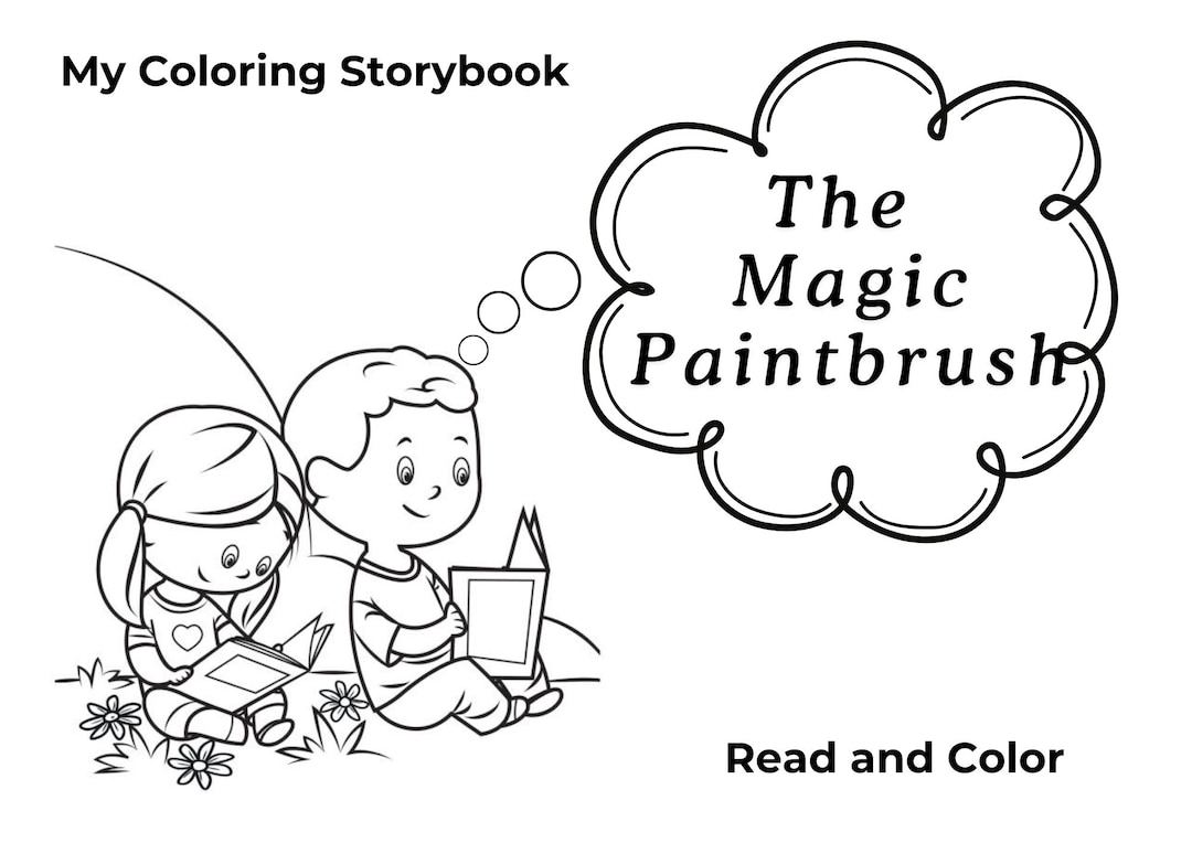 Coloring Storybook Printable Worksheet Short Story Interactive Engaging ...