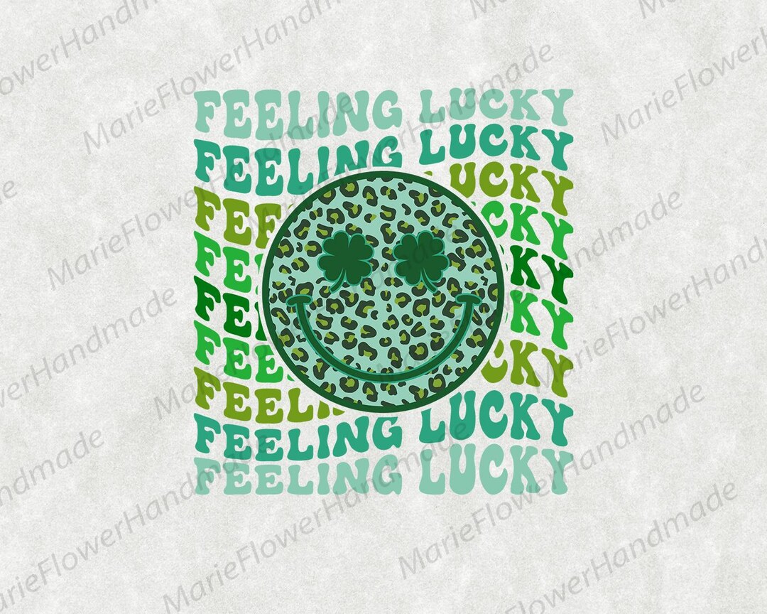 Feeling Lucky Png, Feeling Lucky Smiley Face Png, Feeling Lucky Retro ...