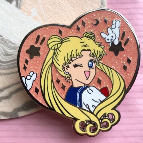 Moon Princess Enamel Pin | Etsy