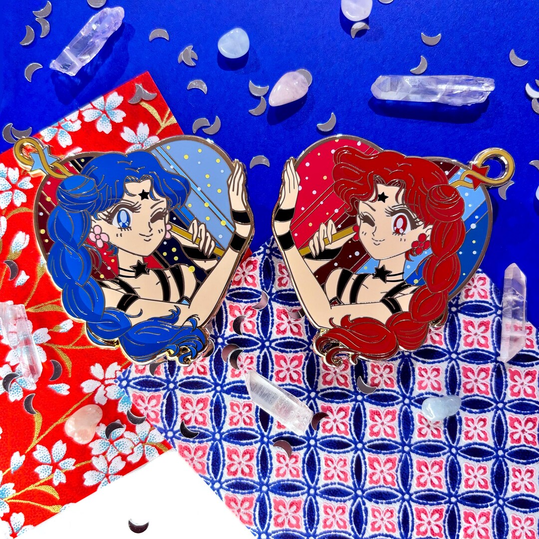 Cyprine Witches 5 Blue Haired • 90s Anime Manga Villain Baddie • Enamel ...