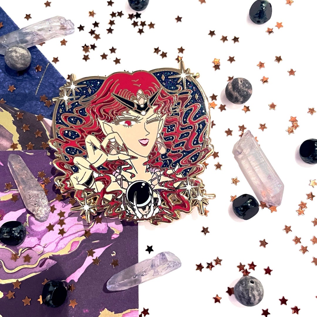 Wicked Queen Beryl • 90s Anime Manga Goth Villain • Enamel Pin - Etsy