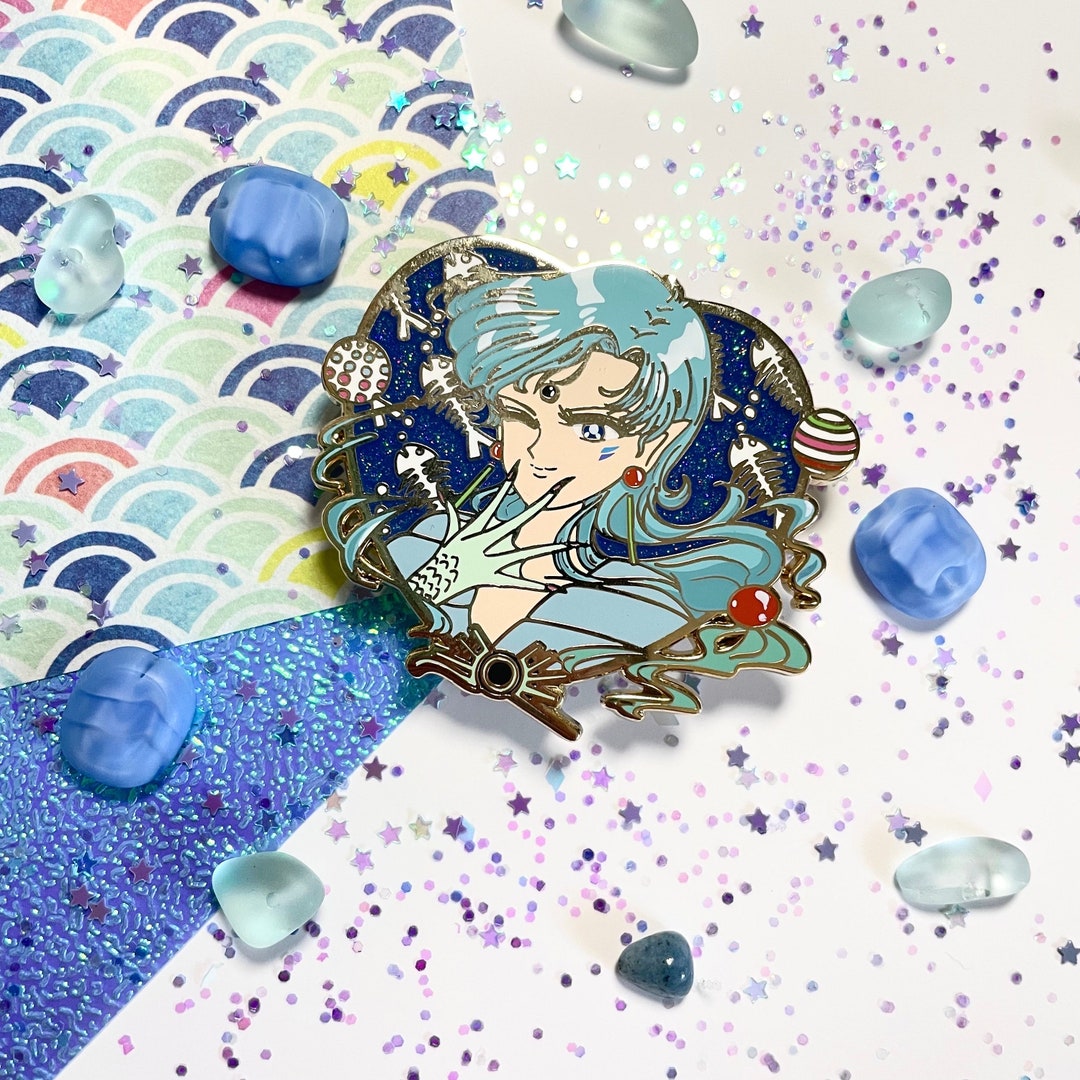 Flirty Fish Man • 90s Anime Manga Himbo Trans Villain • Enamel Pin - Etsy