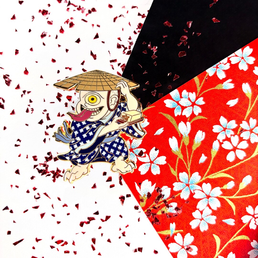 Cyclops Hitotsume Kozo Yokai Pin • Japanese Folklore Monster Creature ...