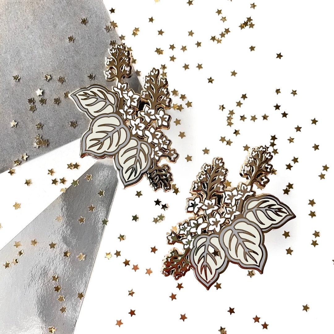 Japanese Paulownia Kiri Enamel Pin Set Black & Grey Tattoo Irezumi ...