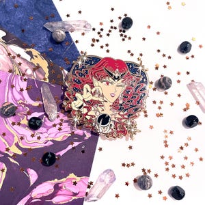 Wicked Queen Beryl • 90s Anime Manga Goth Villain • Enamel Pin - Etsy