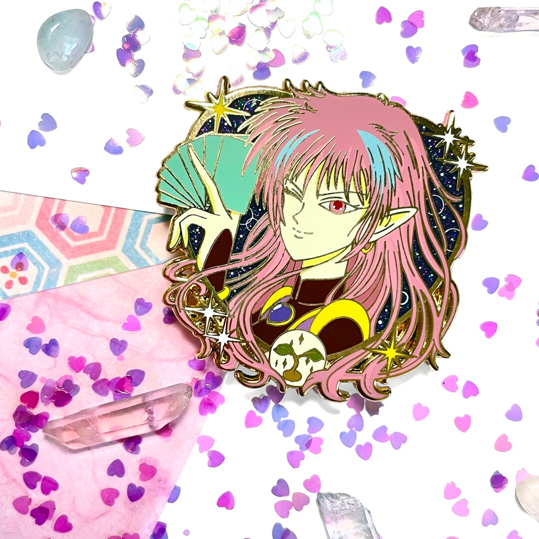 An Makaiju Alien Girl • 90s Anime Manga Villain Baddies Dreamy • Enamel ...