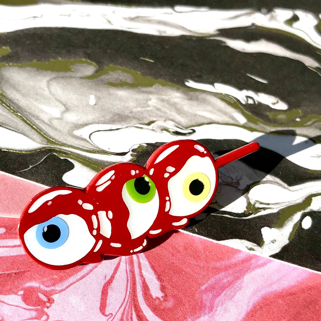 Eyeball Dango Enamel Pin • Creepy Horror Goth Macabre Morbid Japanese ...