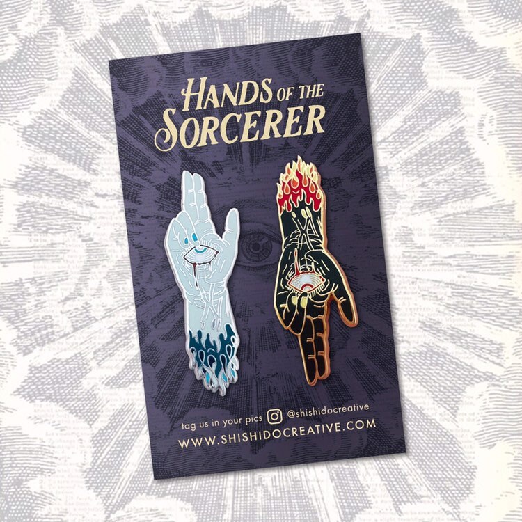 Hands of the Sorcerer • Goth Magic Wicca Occult Tattoo Neo-traditional ...