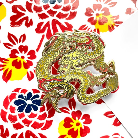 Ryujin Dragon Yokai Pin Japanese Folklore Mythical Creature - Etsy ...