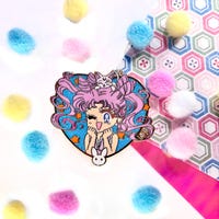 Chiikawa Kawaii Sad Crying Heart Button Pin Badge - Etsy