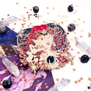 Wicked Queen Beryl • 90s Anime Manga Goth Villain • Enamel Pin - Etsy