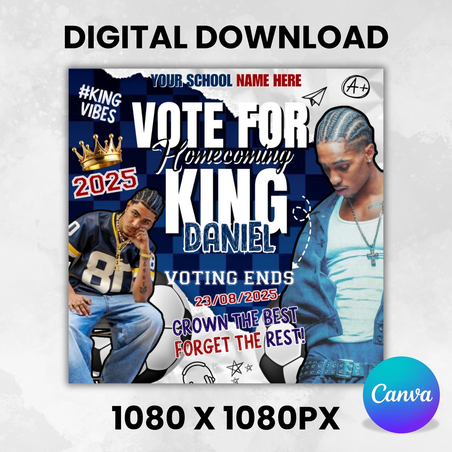 Vote Homecoming King Flyer, Homecoming Flyer, They Not Like Us Flyer ...