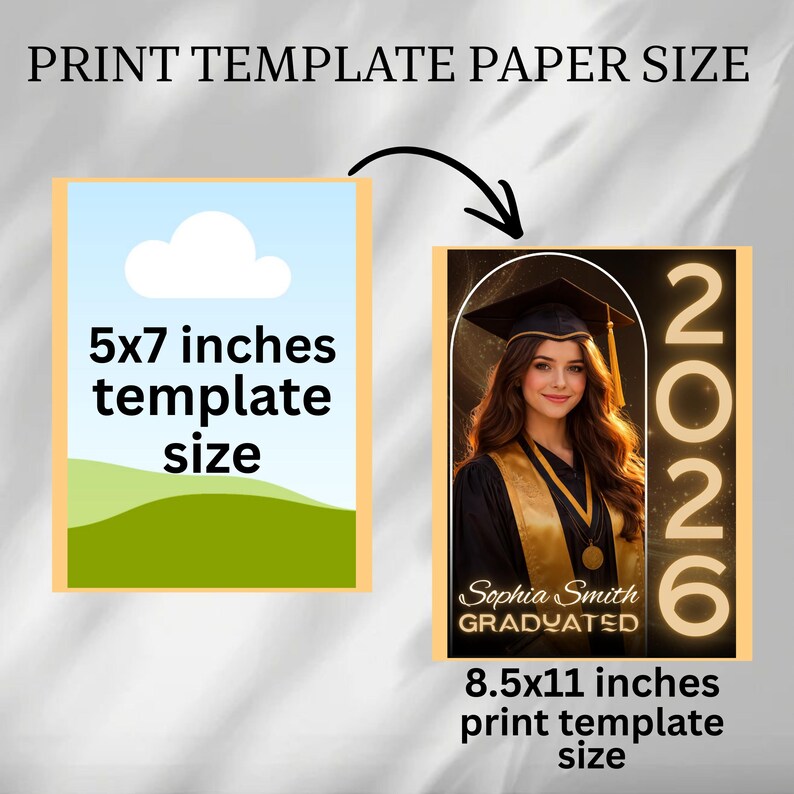 Modern Graduation Invitation Template, Graduation Celebration ...