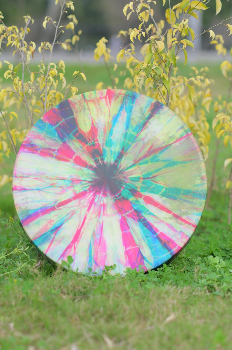 Reindeer Skin Shaman Drum | Handcrafted Tree of Life Frame Drum ...