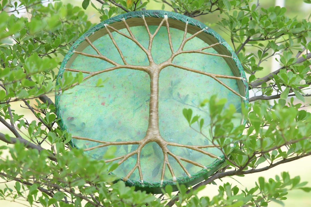 Shaman Drum | Natural Deer Skin| 18'' 20'' 22'' 24" |deer Skin ...