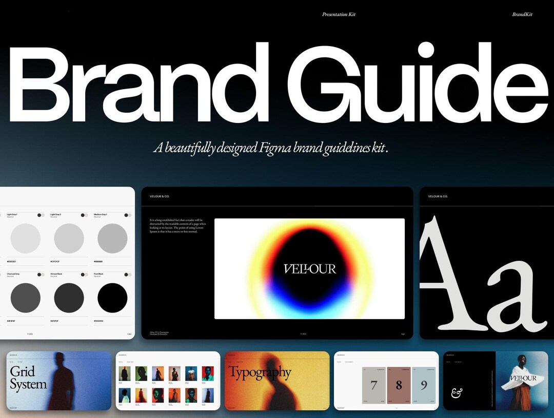 Premium Brand Guide Logo Guide and Image Library Brand Identity ...