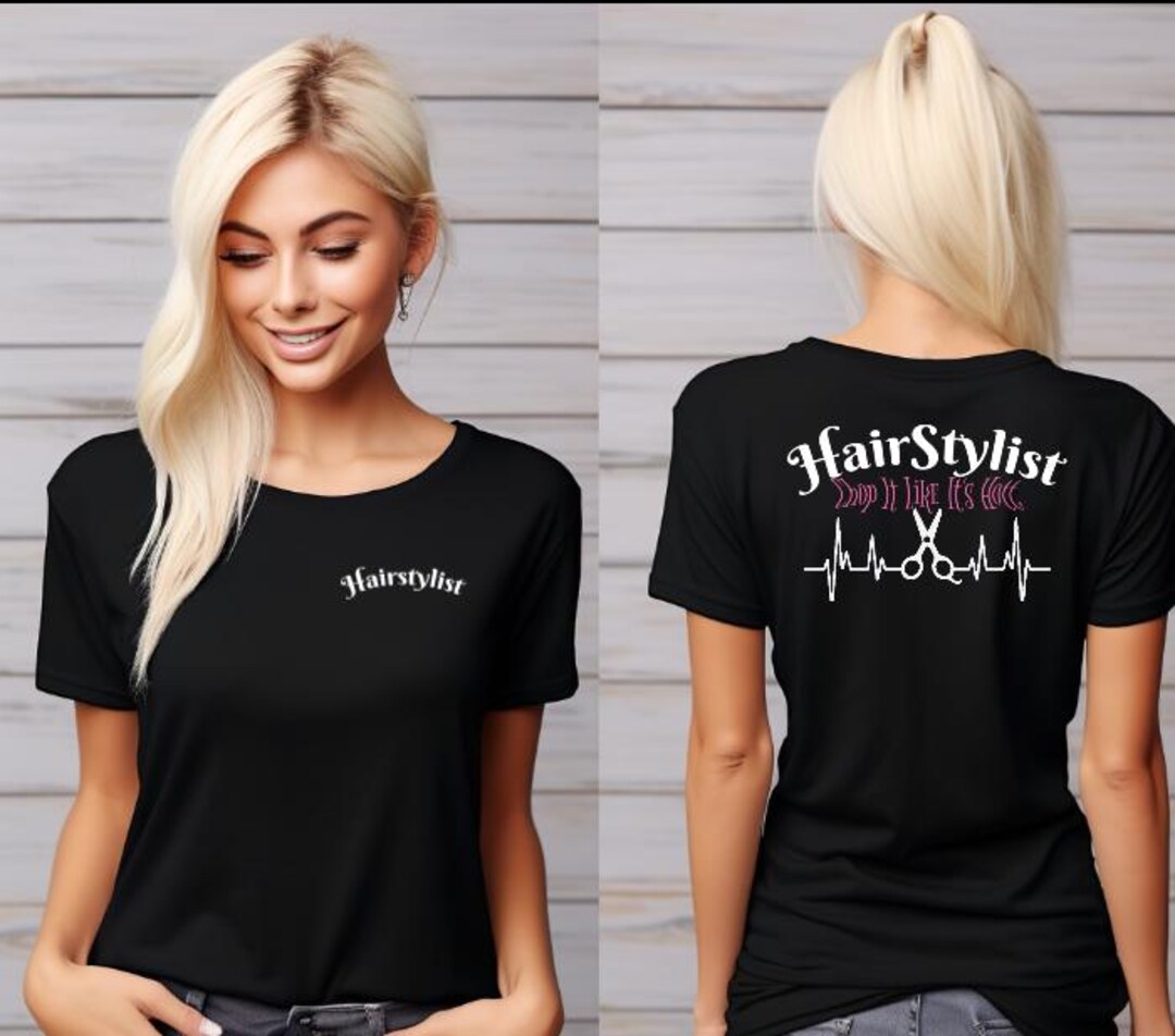 Hairstylist Chop It Like Its Hott Tshirt| Hairstylist Gift| Hairstylist ...