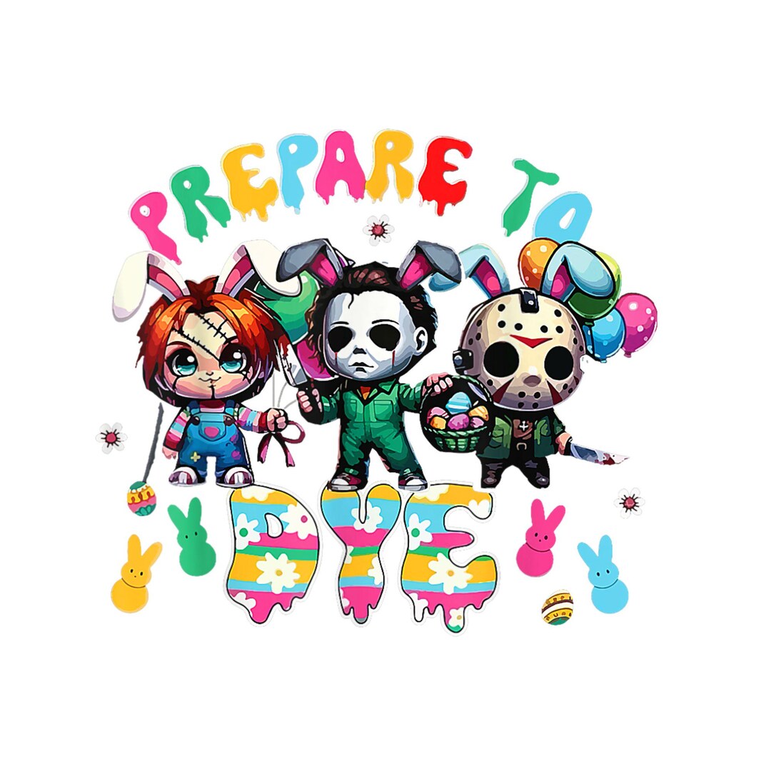 Prepare to Dye Killer Easter Chibi Png, Egg Hunting Crew Killer Png ...