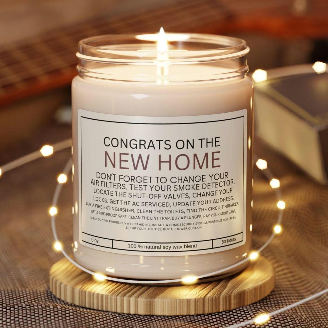 New Home Checklist, Housewarming Gift, Gift From Dad, Mom, Realtor ...