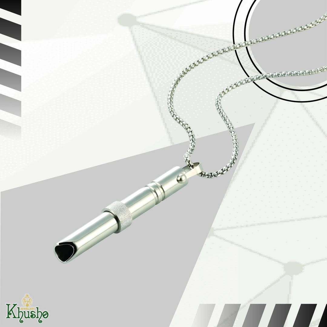 Calming Whistle Necklace Anxiety Relief Breathing Necklace Exhale ...