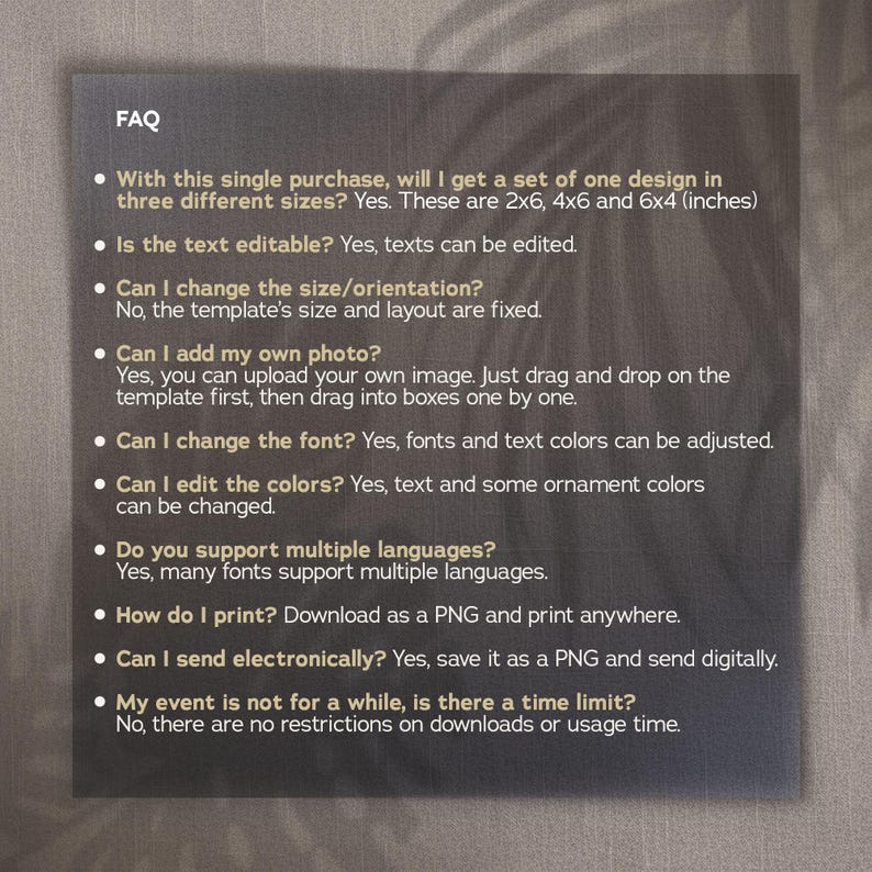 Editable Photo Booth Template for Weddings, Elegant Engagements ...