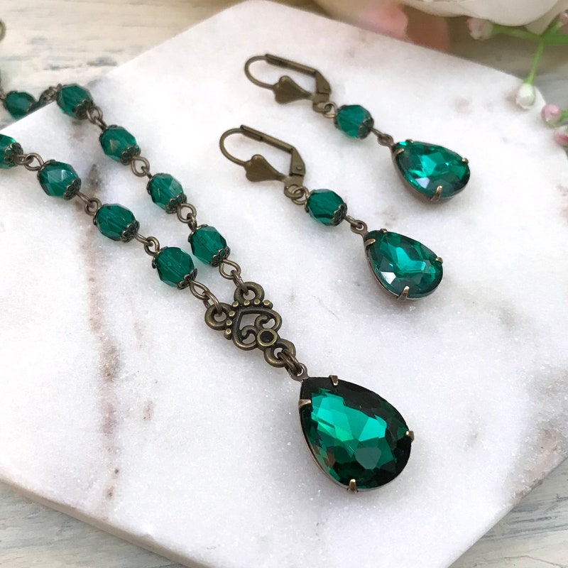 Emerald Dance Jewelry - Etsy