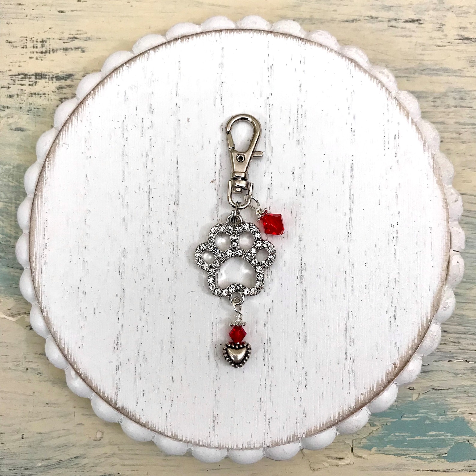 Sparkly Animal Paw Print Zipper Pull, Kitty Paw, Puppy Paw, Belt Bag ...