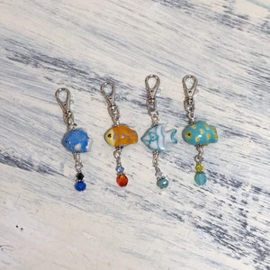 Fish Zipper Pulls Fishy Purse Charms Zipper Charm Purse - Etsy