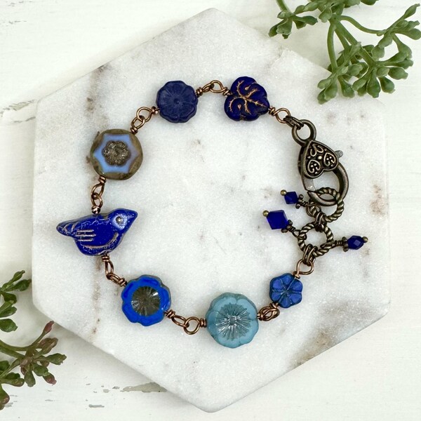Indigo Bracelets - Etsy