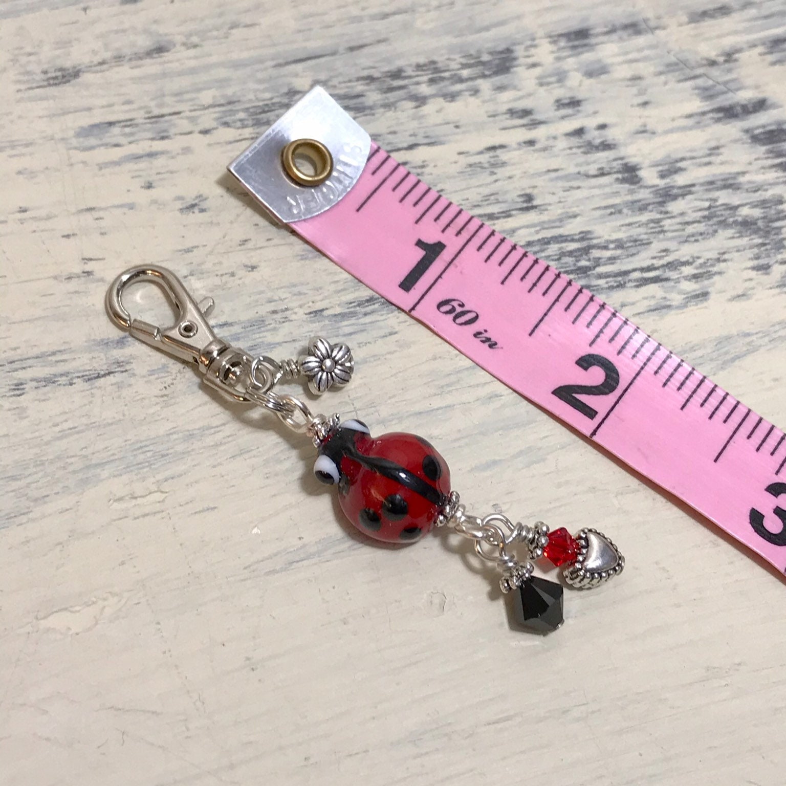 Ladybug Zipper Pull Beaded Zipper Pull Bag Pull Ladybug | Etsy