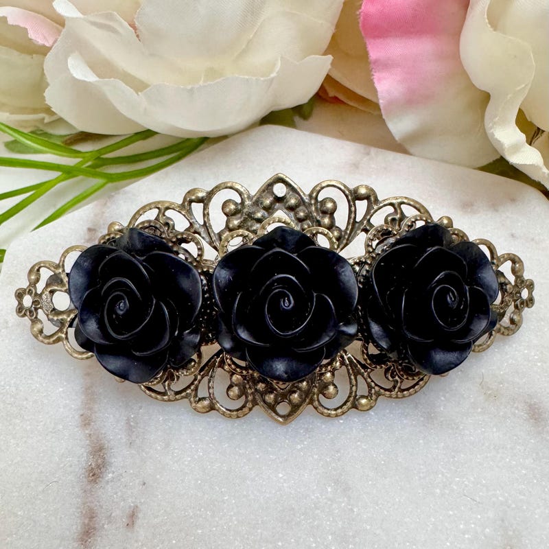 Flower Barrettes - Etsy
