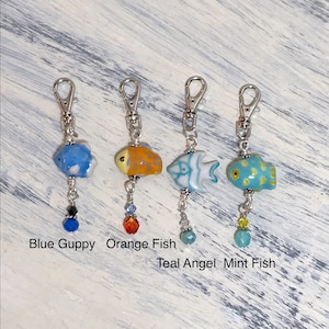 Fish Zipper Pulls Fishy Purse Charms Zipper Charm Purse - Etsy