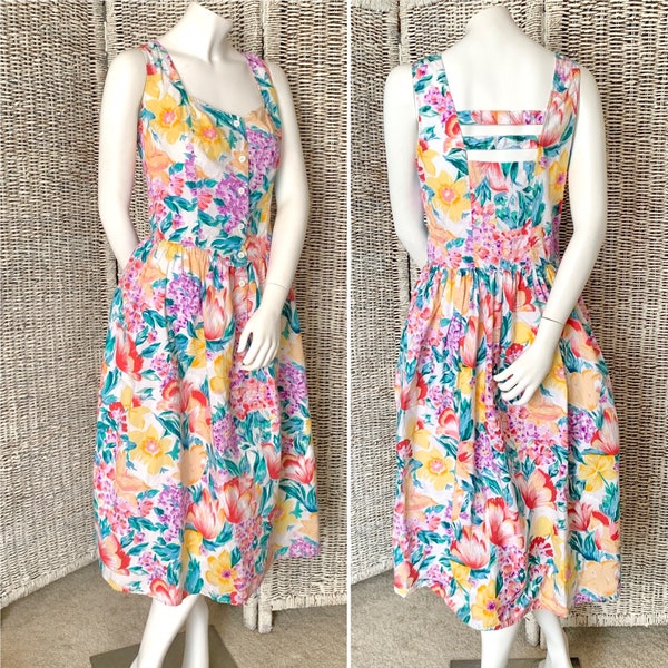 80s 90s Sun Dress - Etsy