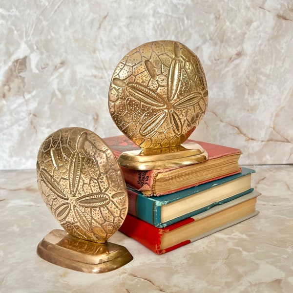 Brass Shell Bookends - Etsy