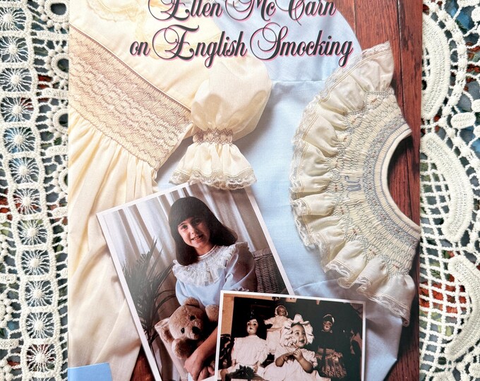 English Smocking Instructional Book, DIY Smocking Booklet, Ellen Mccarn ...