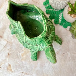 Mccoy Turtle Planter, Vintage 40s 50s, Sculptural, Mccoy Pottery, Mid ...