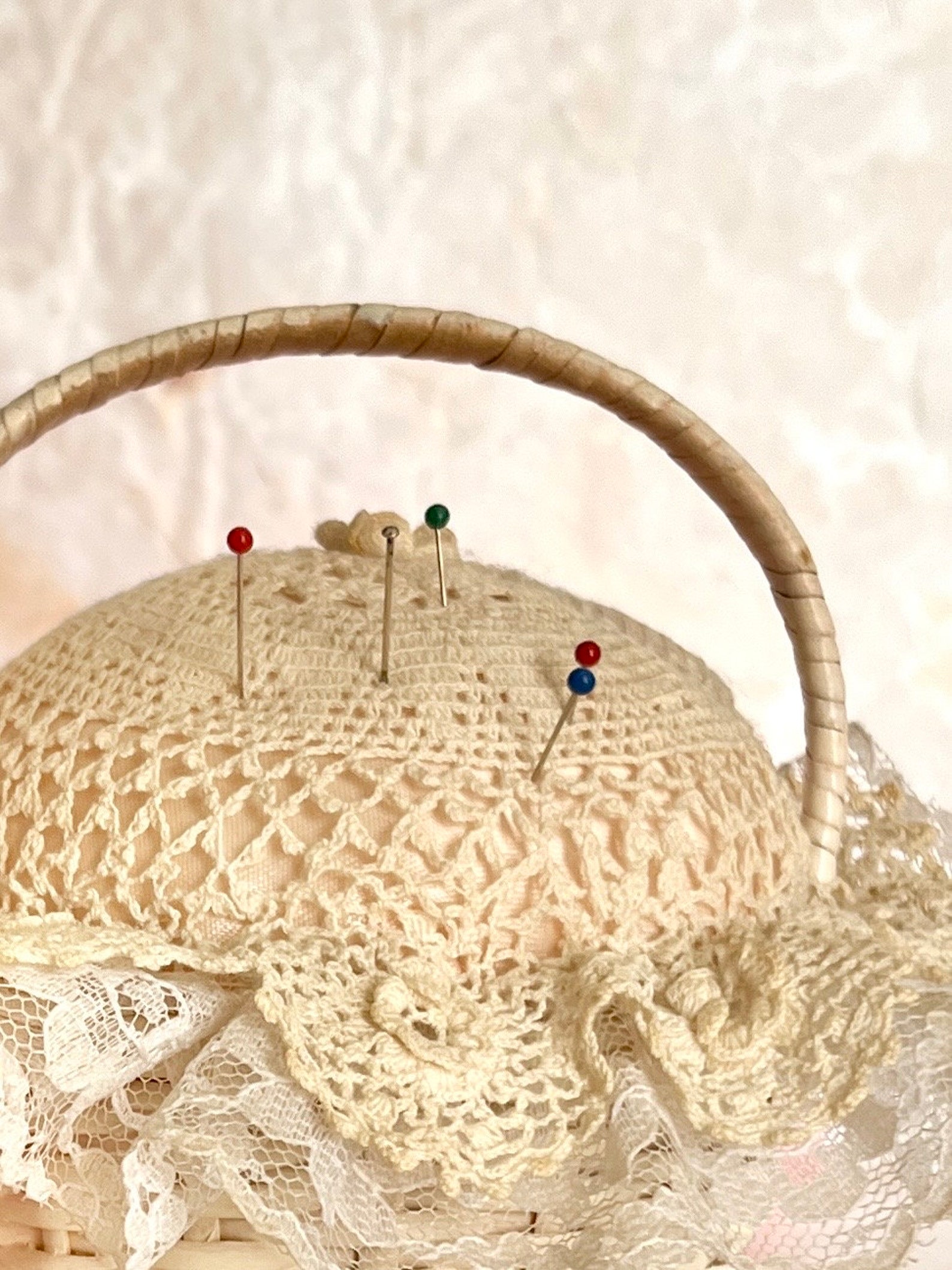 Vintage Pin Cushion, Ladies Hat Design, Handcrafted, Sewing Notion ...